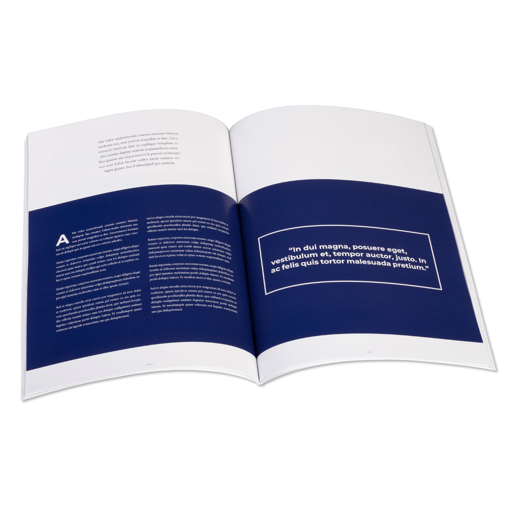 Garenloos inbinden | Gelijmd gebrocheerd